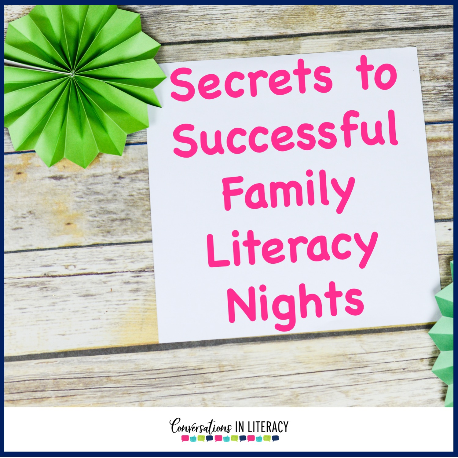 Secrets To A Successful Family Literacy Night Conversations In Literacy Secrets To A Successful Family Literacy Night Conversations In Literacy