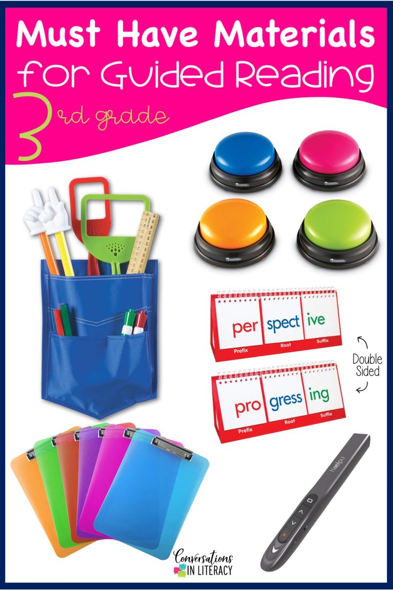 Guided Reading Must Haves Materials for Small Group and Organization