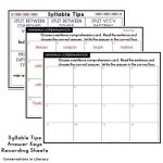 Open Syllable Closed Syllable Decoding Multisyllabic Words -3 Distance ...