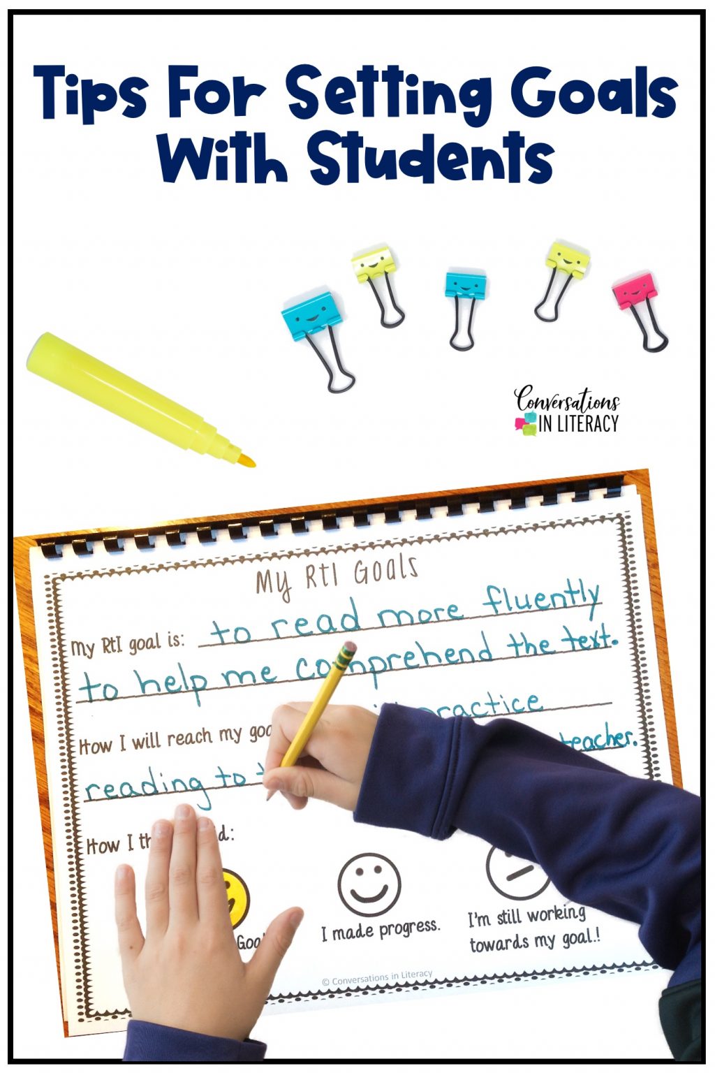 Setting Learning Goals With Students - Conversations in Literacy