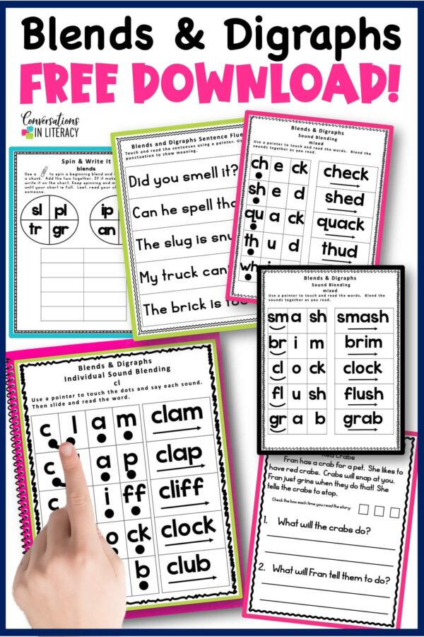 Blends and Digraphs - Conversations in Literacy