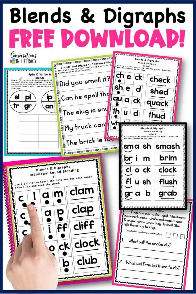 Blends and Digraphs - Conversations in Literacy
