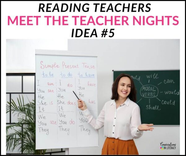 Meet The Teacher Night Back To School - Conversations in Literacy